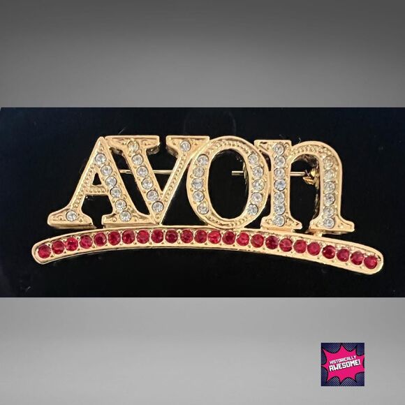 Avon | Jewelry | Vintage Avon Signature Pin 99 Avon Collectible Nib ...
